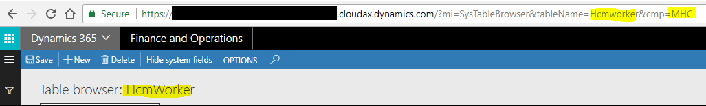 D365FFO – Table Browser via web browser – AX / Dynamics 365 For Finance ...