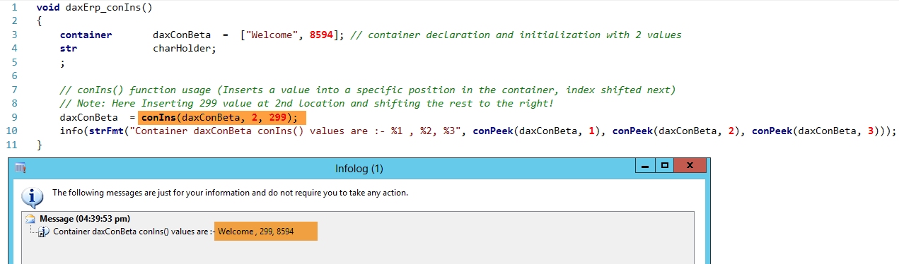 D365FO – AX – X++ – Dynamics AX Tutorial – X++ Containers Functionality – AX / Dynamics 365 For ...