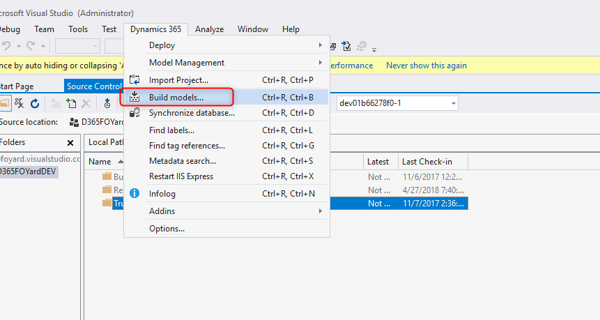 AX – D365FO – Get latest version of all custom objects from Visual ...