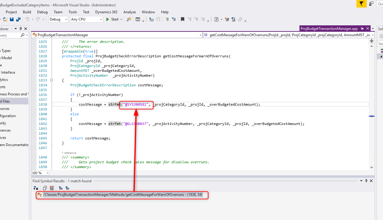 AX – D365FO – Find all references of a label message – AX / Dynamics 365 For Finance and ...