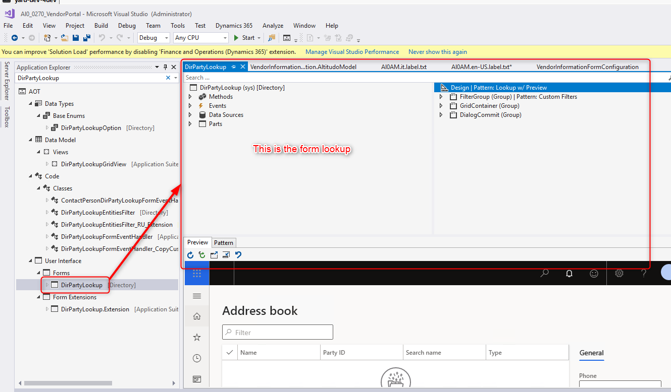 AX – D365FO – Add a lookup for help in a field(or extended data type) – AX / Dynamics 365 For ...