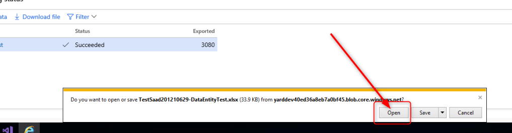 AX – D365FO – Export a Data Entity – AX / Dynamics 365 For Finance and ...