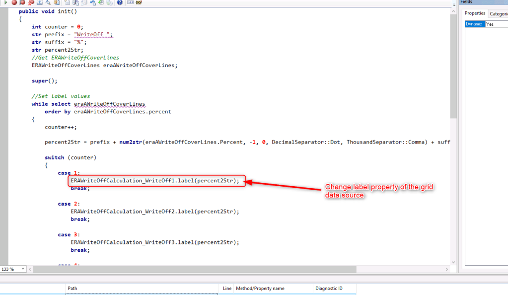 AX – D365FO – How to dynamically change the column name label in a grid of a Form with X++ – AX ...