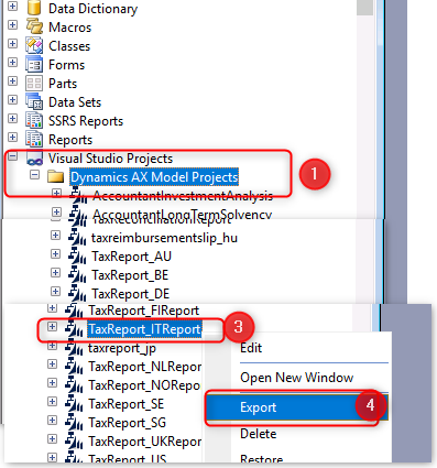 D365FO – AX – Import/Export a report from an environment to another ...
