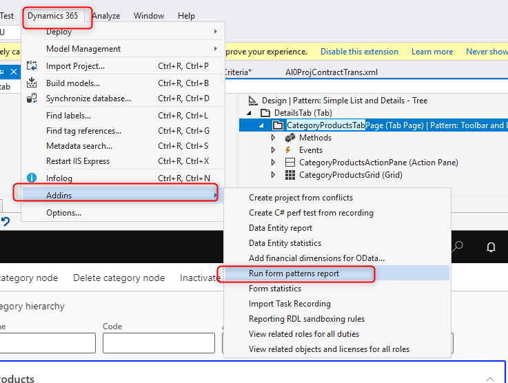 AX – D365FO – Get List of all form patterns – AX / Dynamics 365 For ...
