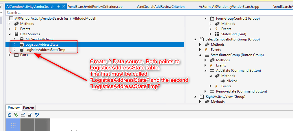 Ax D365fo Copy Records From One Grid To A Temporary Grid With Settmp Method Ax