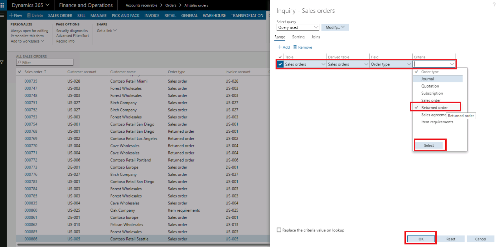 AX – D365FO – How to save filters as a fast inquires in Dynamics 365 ...