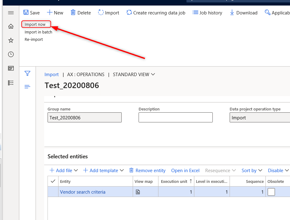 AX – D365FO – Import records through Data Entity – AX / Dynamics 365 For Finance and Operations blog
