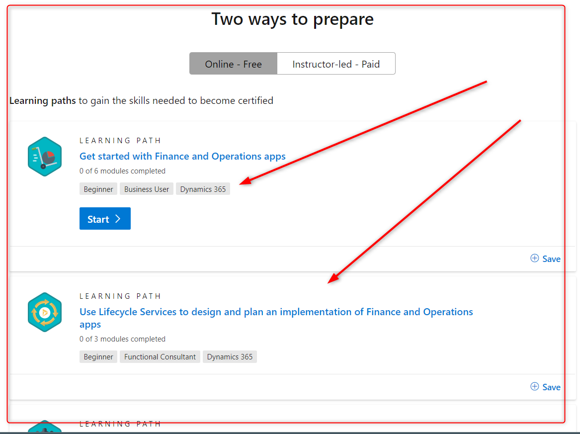 AX – D365FO – Learning paths to gain the skills needed to become ...