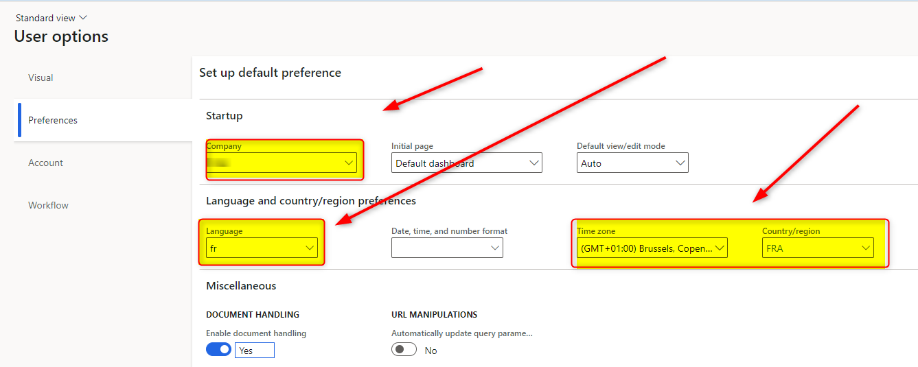 AX – D365FO – Modify User Language and Country/Region settings – AX ...