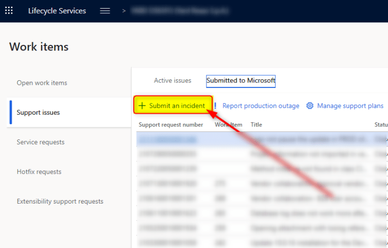 AX – D365FO – Open an LCS support ticket with the Microsoft Support ...