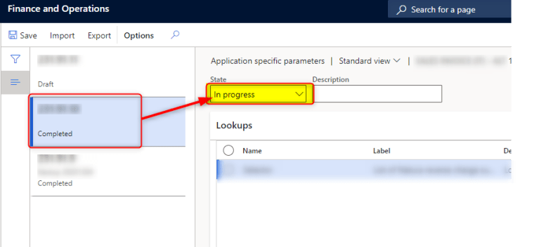 AX / D365FO – How to solve: “Application specific parameters are not set correctly for the ...