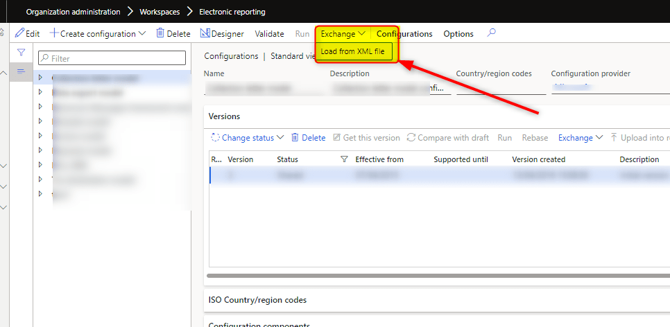 AX / D365FO – Electronic reportings – Export Data model configurations ...