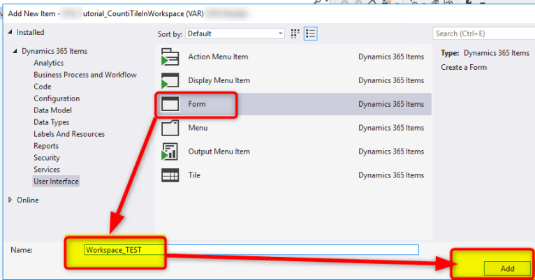 AX / D365FO – Create a Tile in a D365FO Workspace with X++ – AX ...