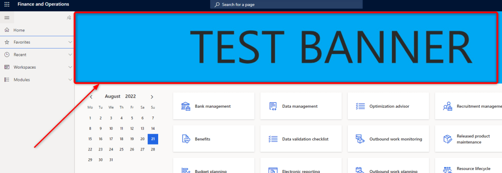 AX / D365FO – Change the banner or logo for a TEST Environment – AX ...