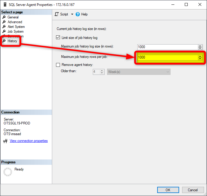 SQL SERVER – How to increase the maximum number job history logs – AX ...