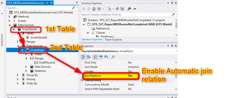 AX / D365FO – How to create automatic join relationship between tables ...