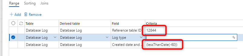 AX / D365FO – Clean up Database logs – AX / Dynamics 365 For Finance ...